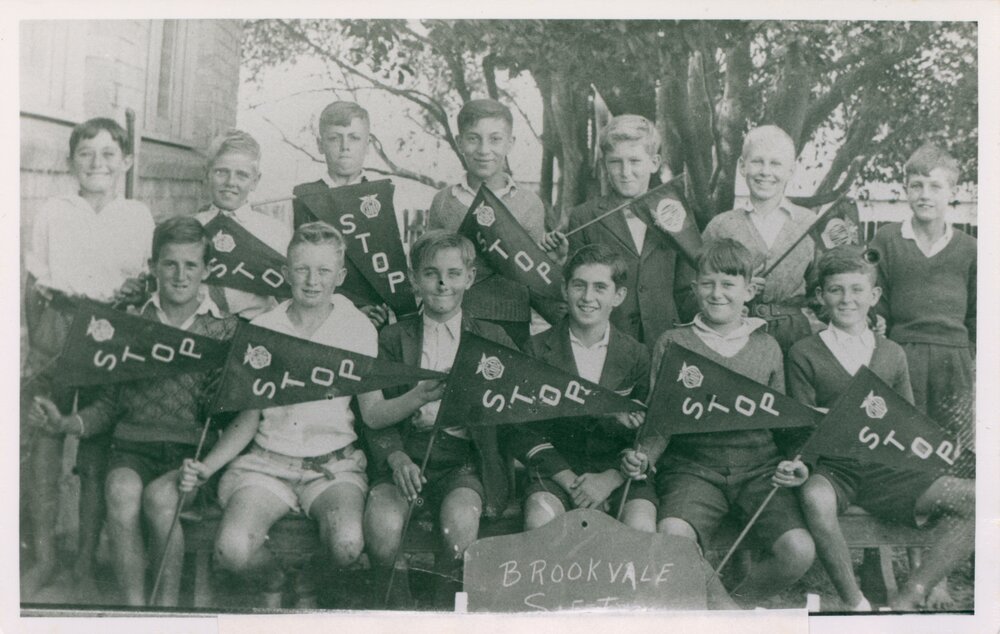 The 1943 Brookvale Public School safey team | Northern Beaches Council